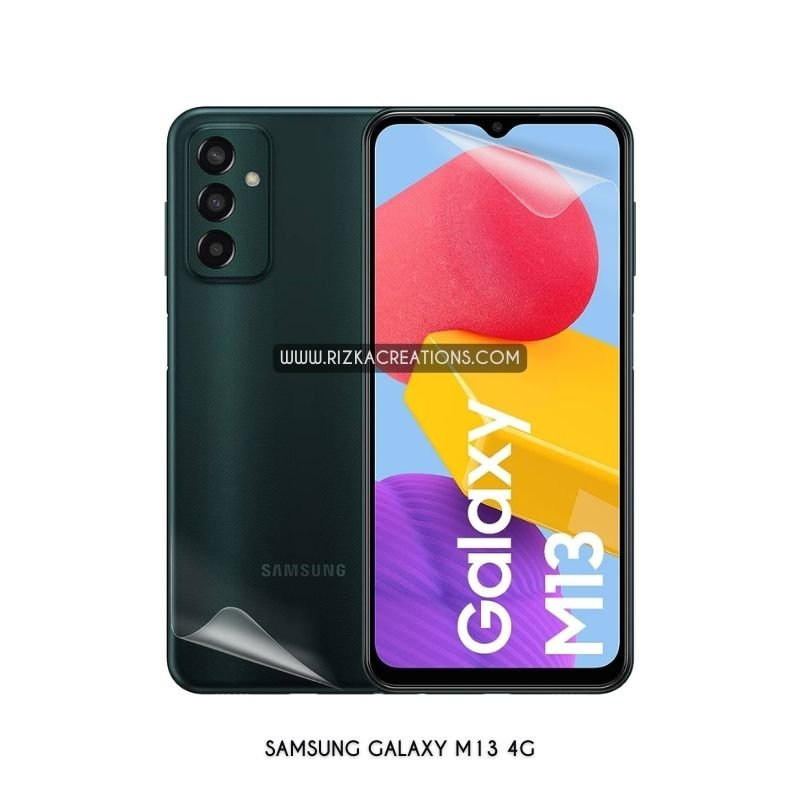 Samsung Galaxy M13 4G Hydrogel Protection | Screen Protector + Back ...