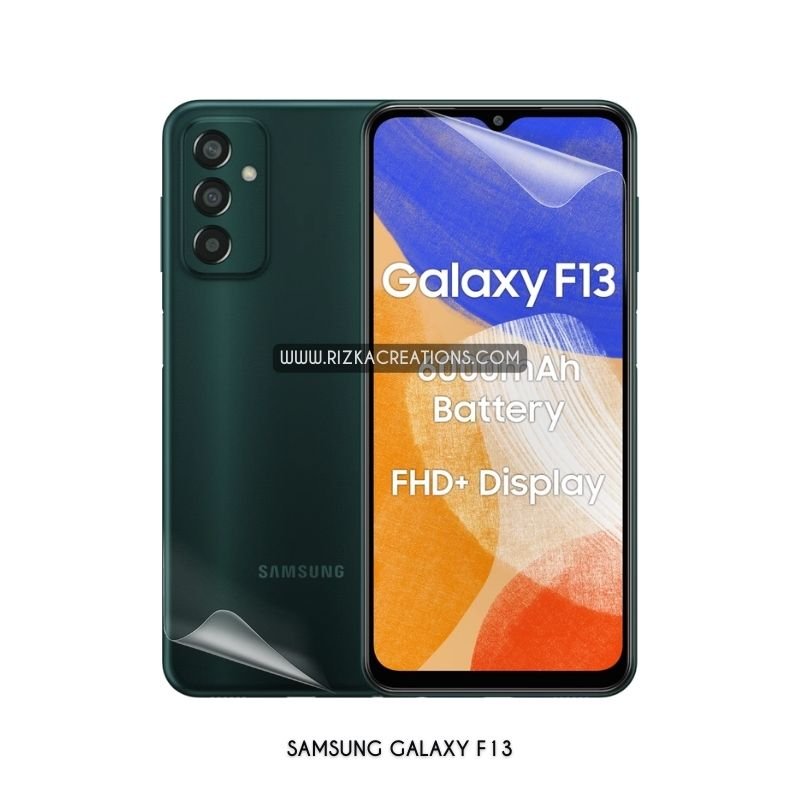 Samsung Galaxy F13 Hydrogel Protection | Screen Protector + Back ...