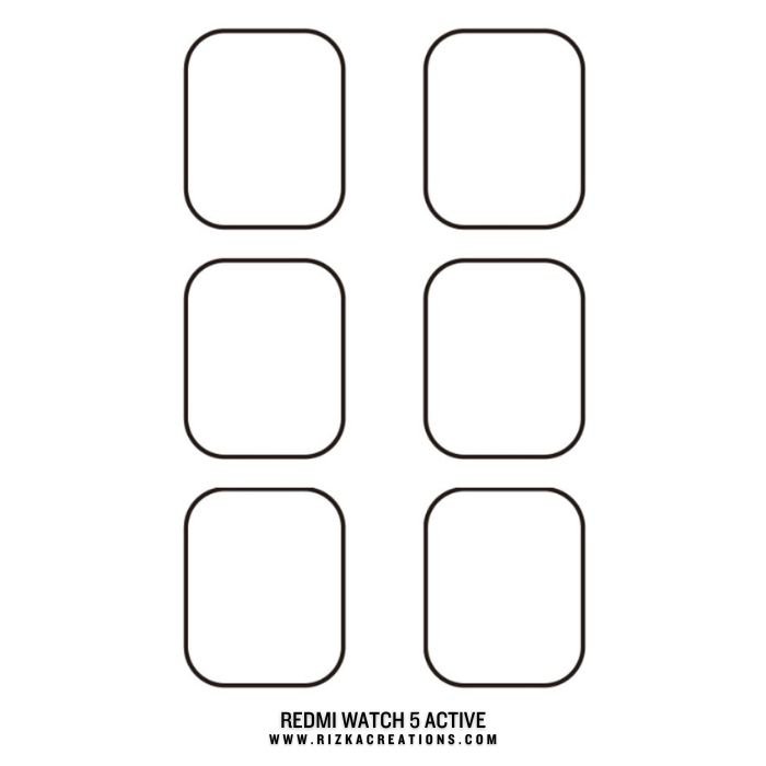 Redmi Watch 5 Active Hydrogel Screen Protectors – rizkaCreations.com