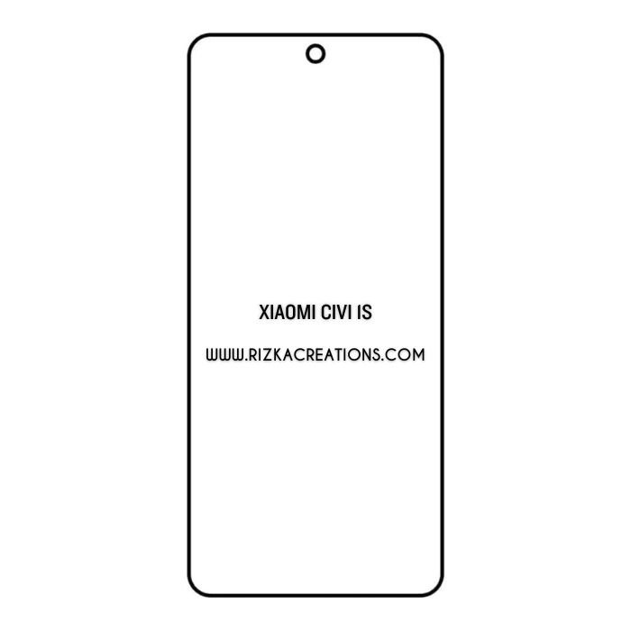 Xiaomi Civi 1S Hydrogel Protection | Screen Protector + Back Protector ...