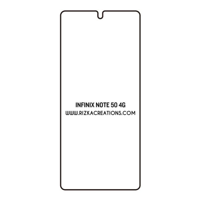 Infinix Note 50 4G Hydrogel Protection | Screen Protector + Back ...