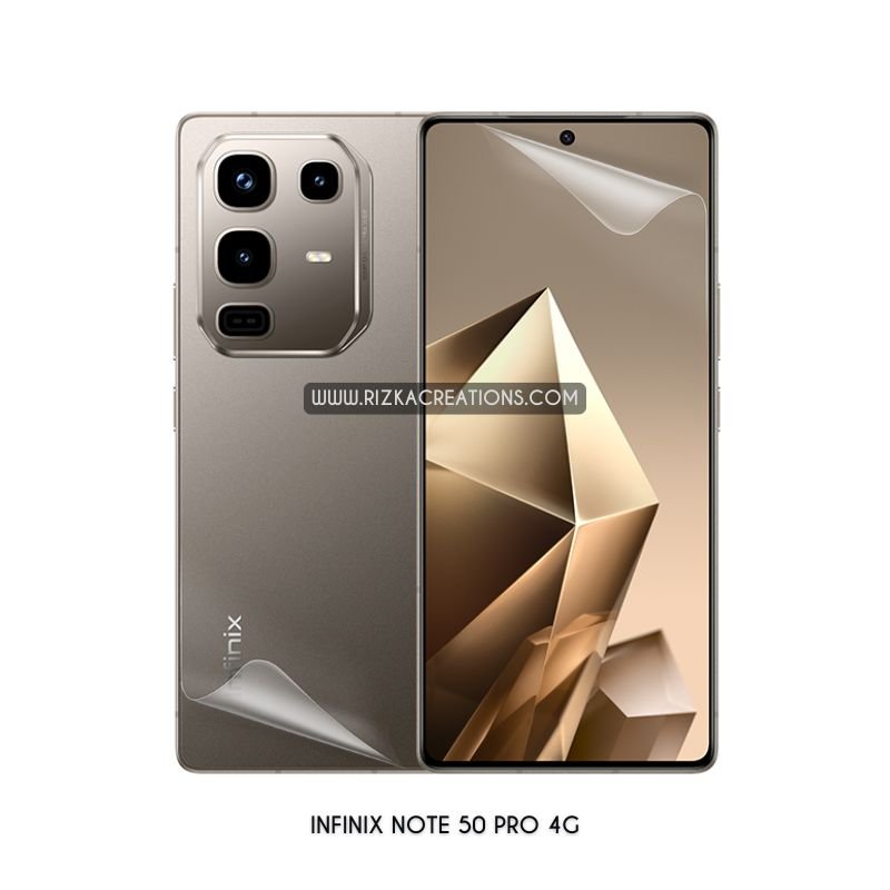 Infinix Note 50 Pro 4G Hydrogel Protection | Screen Protector + Back ...